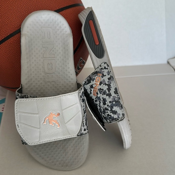 And1 | Shoes | And Slide Adjustable Strap Memory Foam Lightweight ...